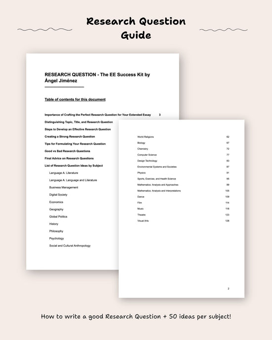 IB Survival Guide Shop – Achieve Your Dream IB Score with Top Notes